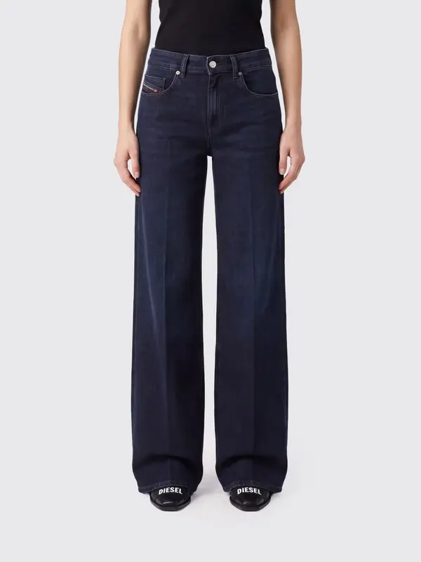 DIESEL® Straight-leg Jeans With Button Fly