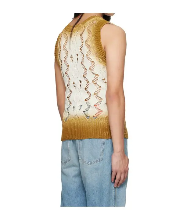 EGONLAB Openwork Knitted Vest