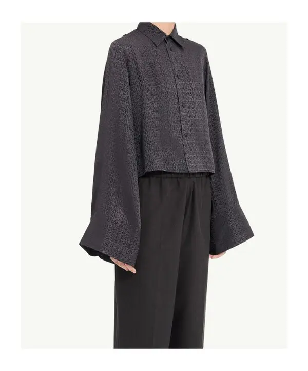 MAISON MARGIELA Viscose Blend Jacquard Shirt
