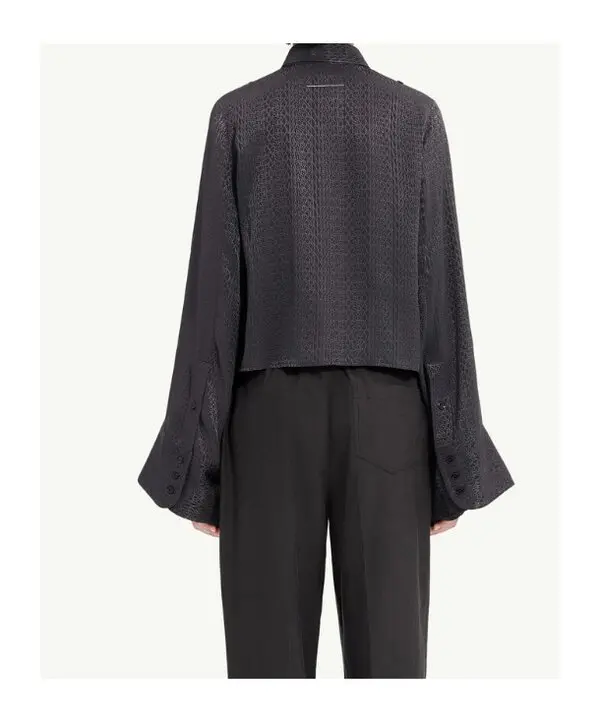 MAISON MARGIELA Viscose Blend Jacquard Shirt