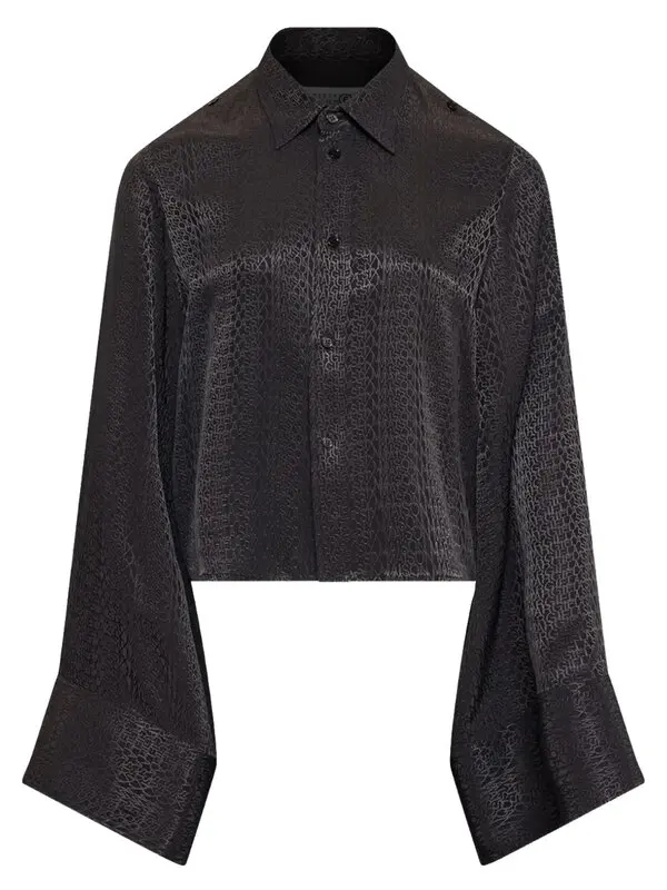 MAISON MARGIELA Jacquard Shirt - Black