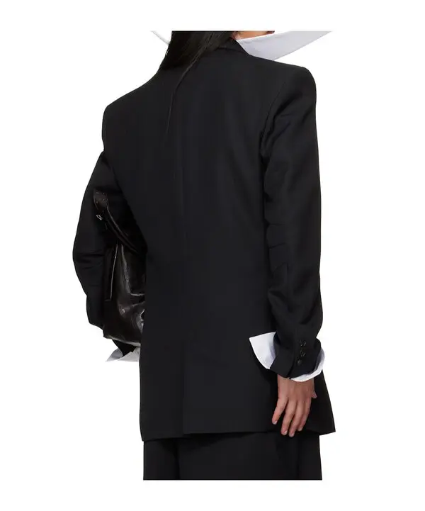 EGONLAB Oversized Double-breasted Wool Suit Jacket