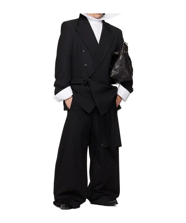 EGONLAB Oversized Double-breasted Wool Suit Jacket