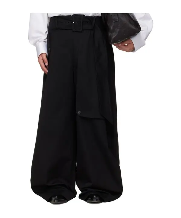 EGONLAB Belted Trench Belt Loop Casual Pants