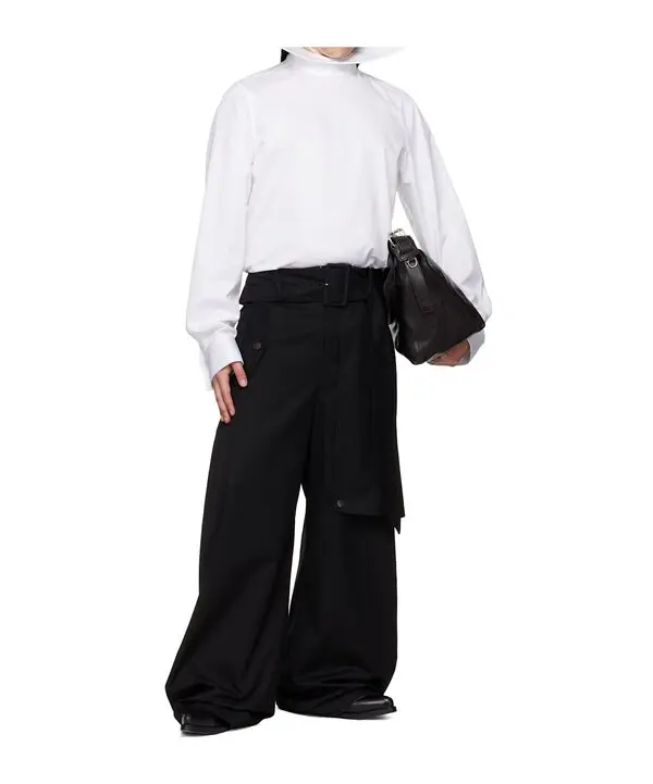 EGONLAB Belted Trench Belt Loop Casual Pants