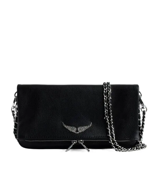 Zadig&Voltaire Rock Logo-plaque Shoulder Bag - Black