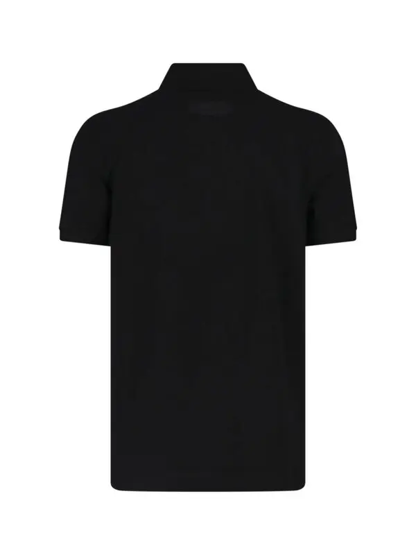 Moncler Logo Patch Piqué Polo Shirt