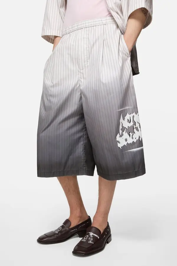 Acne Studios Oversized Logo Shorts