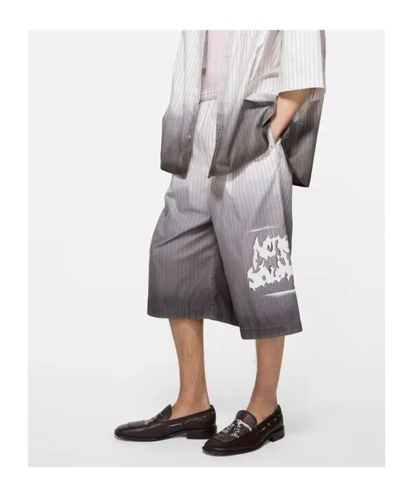 Acne Studios Oversized Logo Shorts