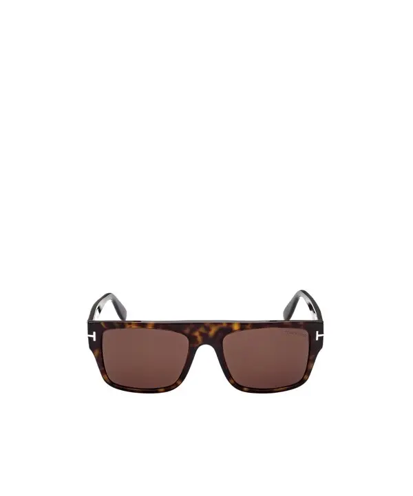 TOM FORD Dunning Square Frame Sunglasses - Brown