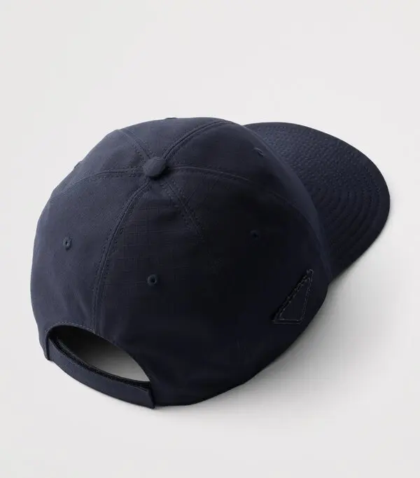 Prada Cotton Ripstop Baseball Cap - Blue