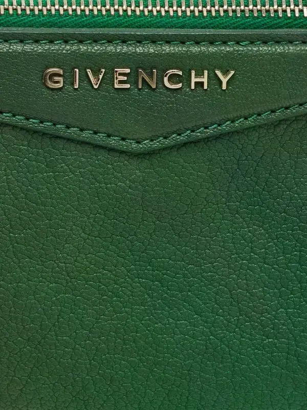 Givenchy Antigona Zip Clutch Bag - Green