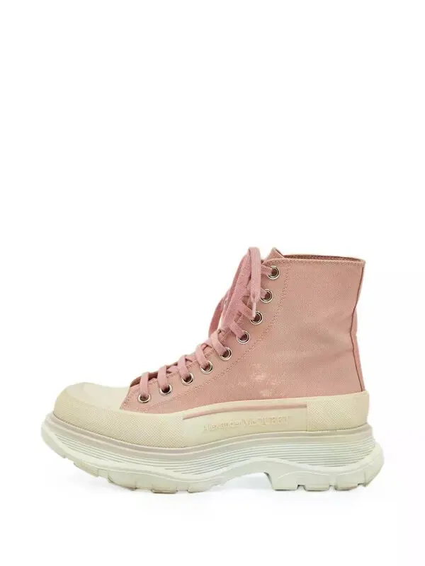 Alexander McQueen Tread Slick High-top Sneakers - Pink