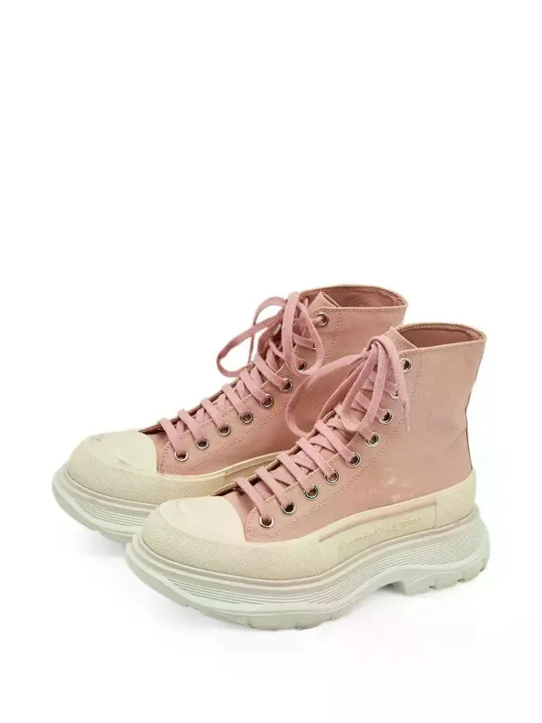 Alexander McQueen Tread Slick High-top Sneakers - Pink