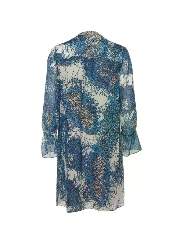 Diane Von Furstenberg Kourtni Printed Silk Mini Dress
