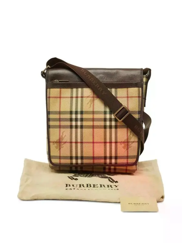 Burberry Haymarket Messenger Bag