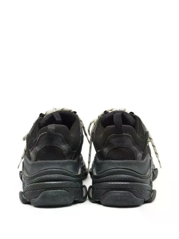 Balenciaga Triple S Mesh And Nubuck Leather Sneakers
