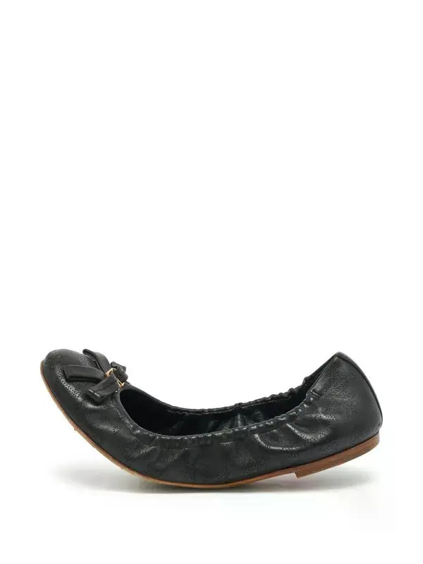 LOUIS VUITTON Perforated Monogram Ballet Flats