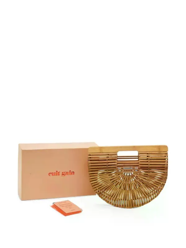Cult Gaia Small Ark Bamboo Clutch Bag