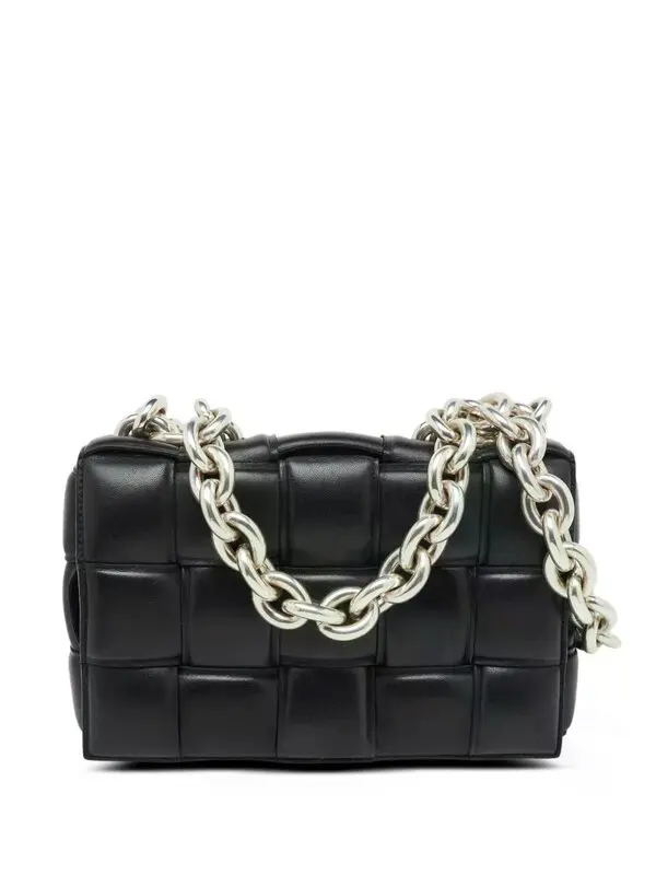 Bottega Veneta Cassette Padded Shoulder Bag - Black