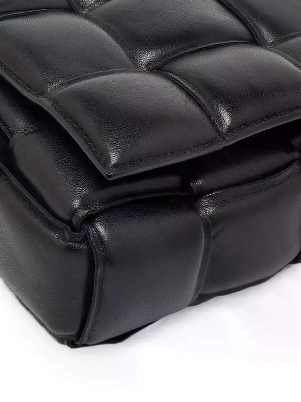 Bottega Veneta Cassette Padded Shoulder Bag - Black