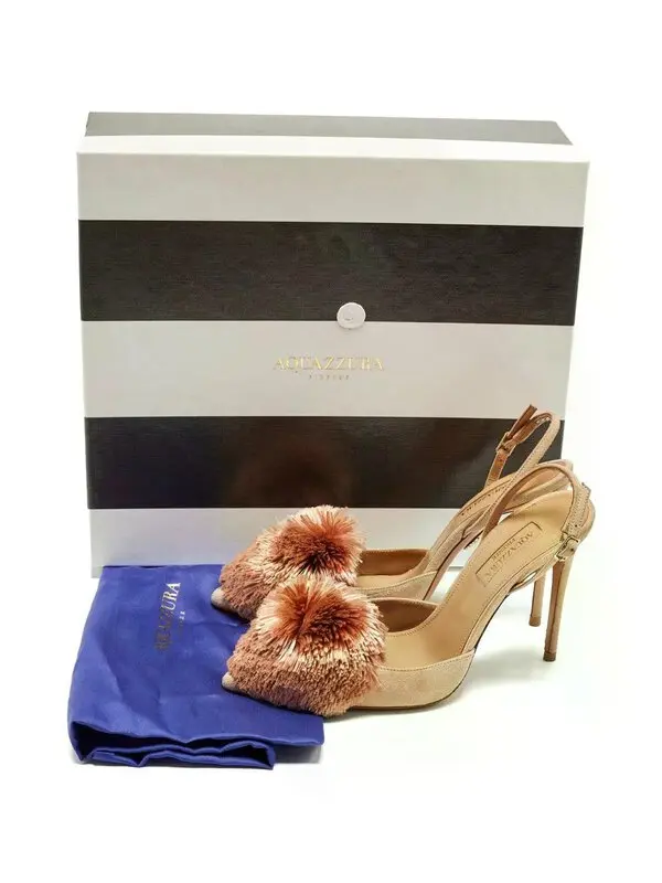 AQUAZZURA Powder Puff Slingback Pumps