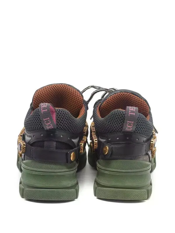 Gucci Flashtrek Crystal-embellished Sneakers