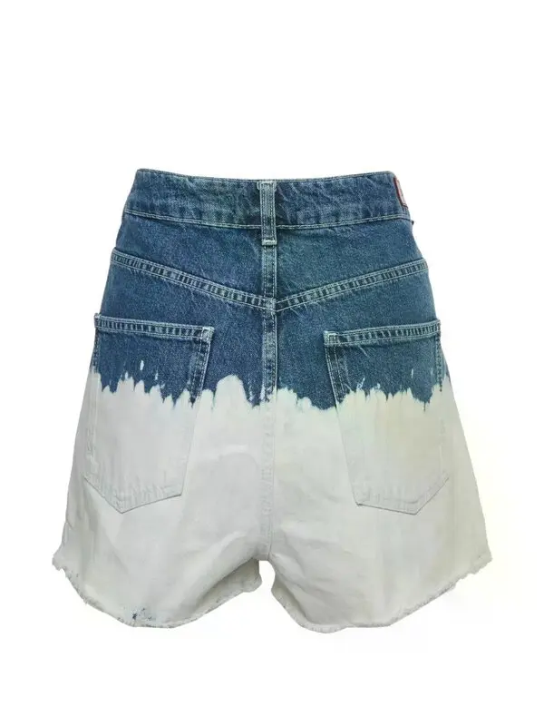 MAX&CO. Bleached-effect Denim Shorts