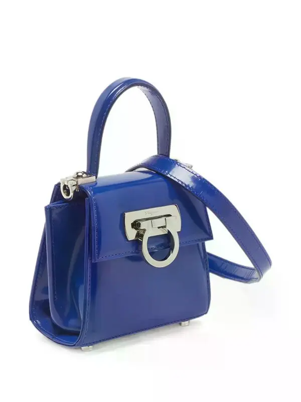 FERRAGAMO Xs Gancini Tote Bag - Blue