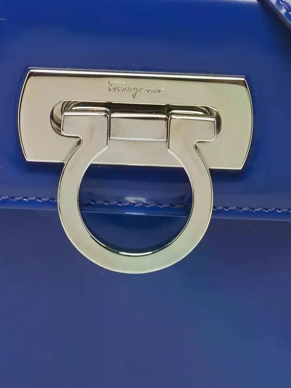 FERRAGAMO Xs Gancini Tote Bag - Blue