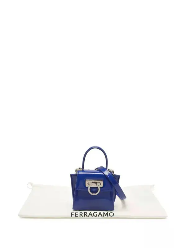 FERRAGAMO Xs Gancini Tote Bag - Blue