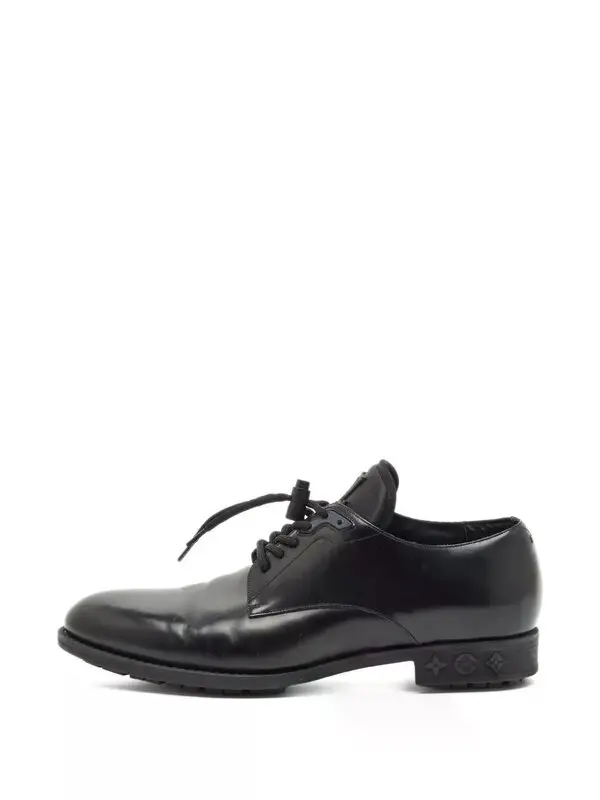 LOUIS VUITTON Leather Derby Shoes