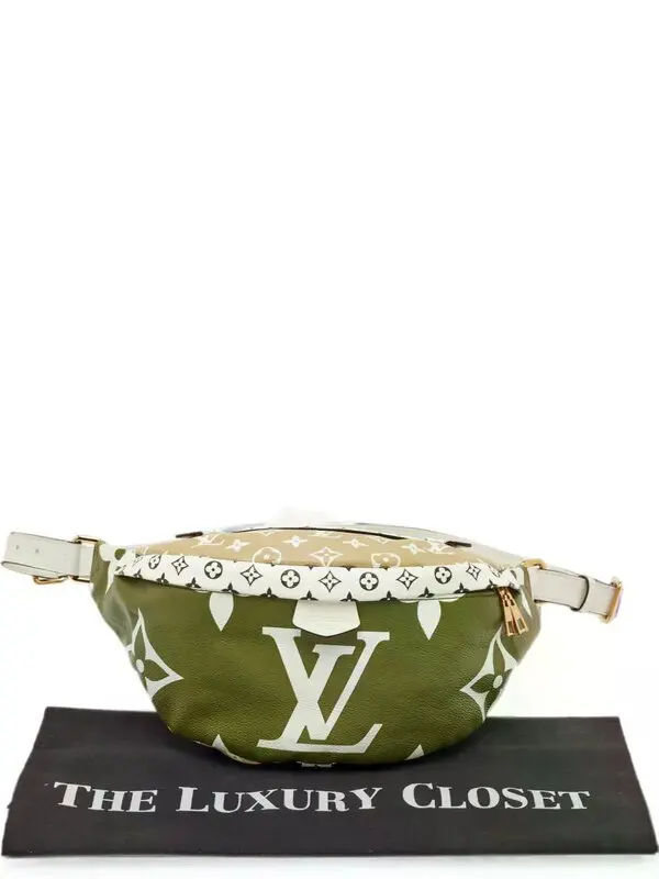 LOUIS VUITTON Monogram Giant Belt Bag - Green