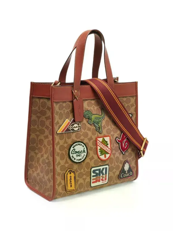 COACH Field Patchwork Tote Bag