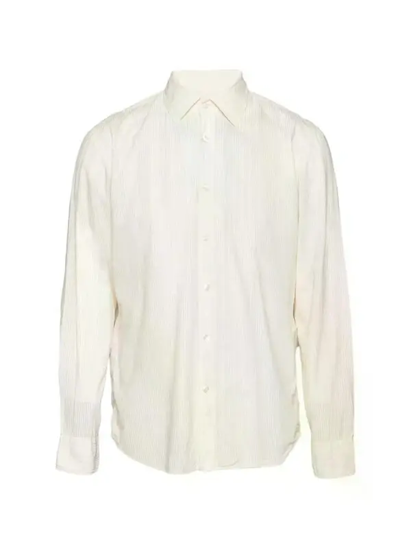 BOSS Striped Long-sleeve Button-down Cotton Shirt