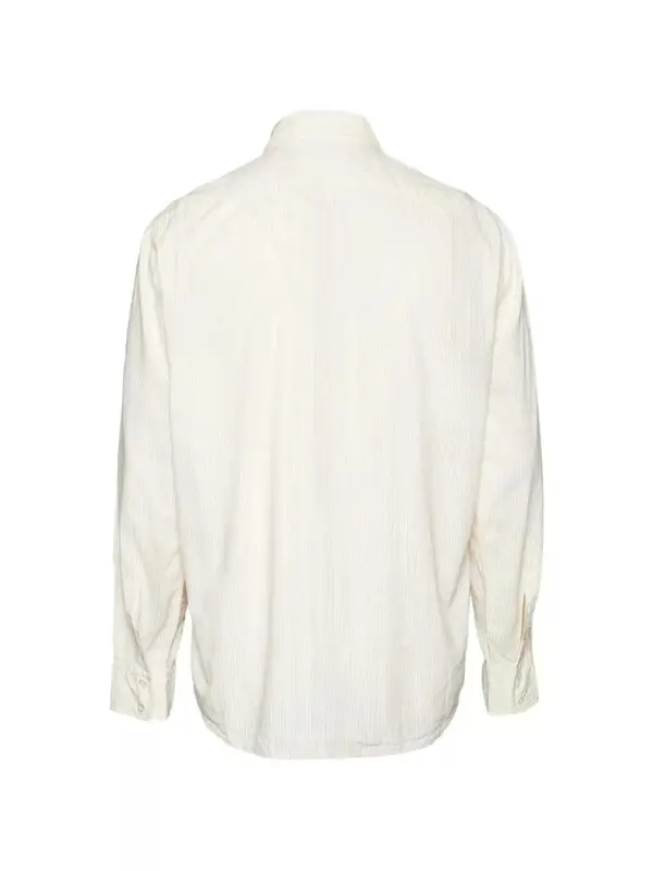 BOSS Striped Long-sleeve Button-down Cotton Shirt