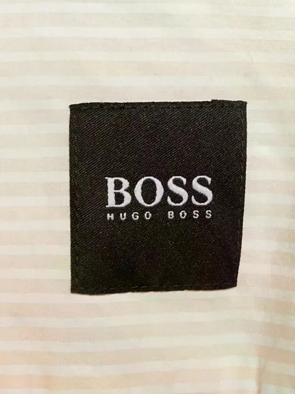 BOSS Striped Long-sleeve Button-down Cotton Shirt