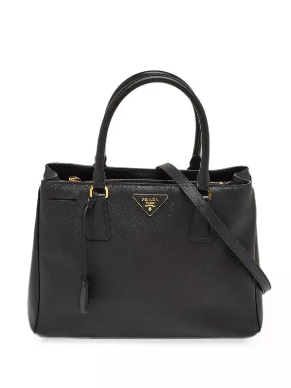 Prada Medium Galleria Saffiano Tote Bag - Black