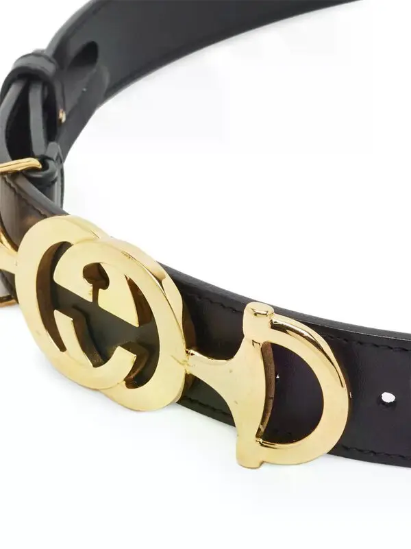 Gucci Zumi Interlocking G Horsebit Belt