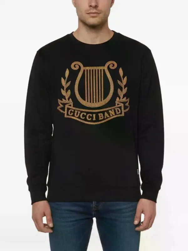 Gucci Embroidered Crew-neck Sweatshirt
