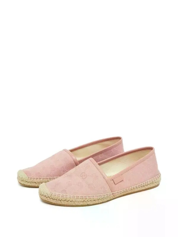 Gucci Monogram Espadrille Loafers