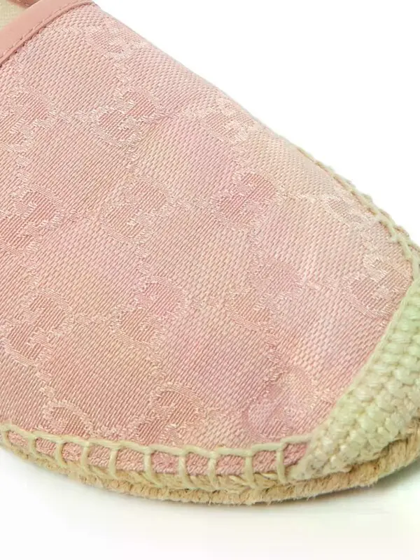 Gucci Monogram Espadrille Loafers