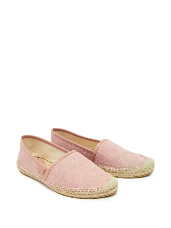 Gucci Monogram Espadrille Loafers