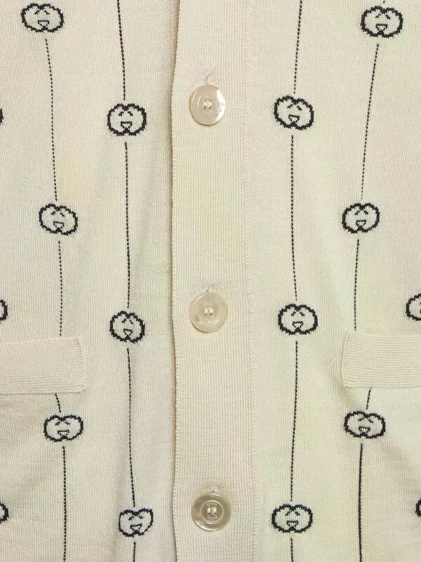 Gucci Gg Intarsia Cardigan