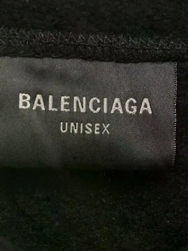 Balenciaga Unity Embroidered Fleece Sweater