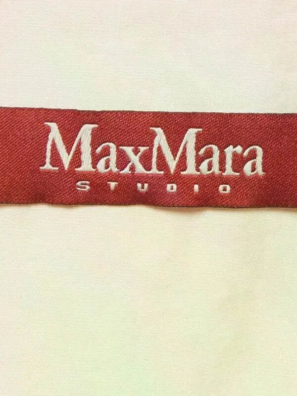 Max Mara Embroidered Scalloped-edge Coat