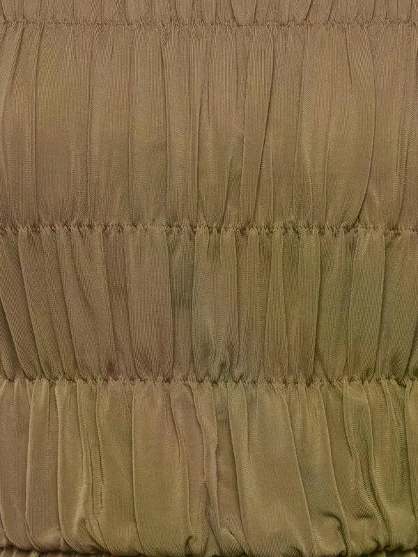 Burberry Smocked Jersey Top