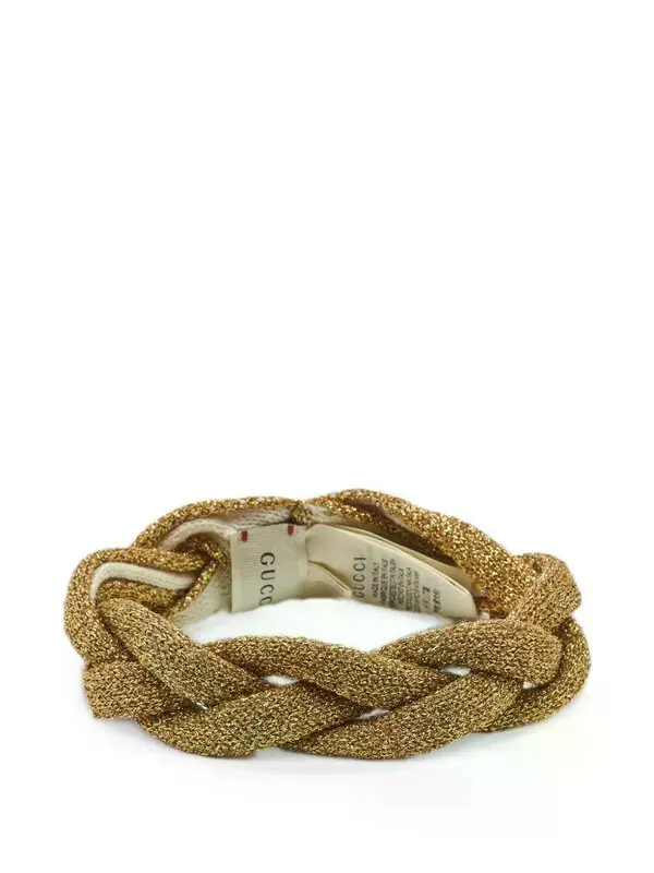 Gucci Lurex Braided Scrunchie