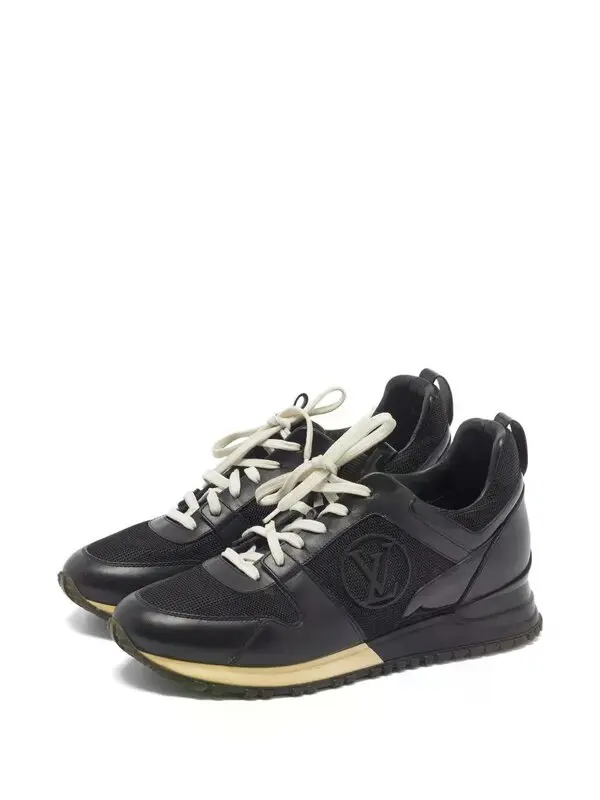 LOUIS VUITTON Run Away Leather Sneakers