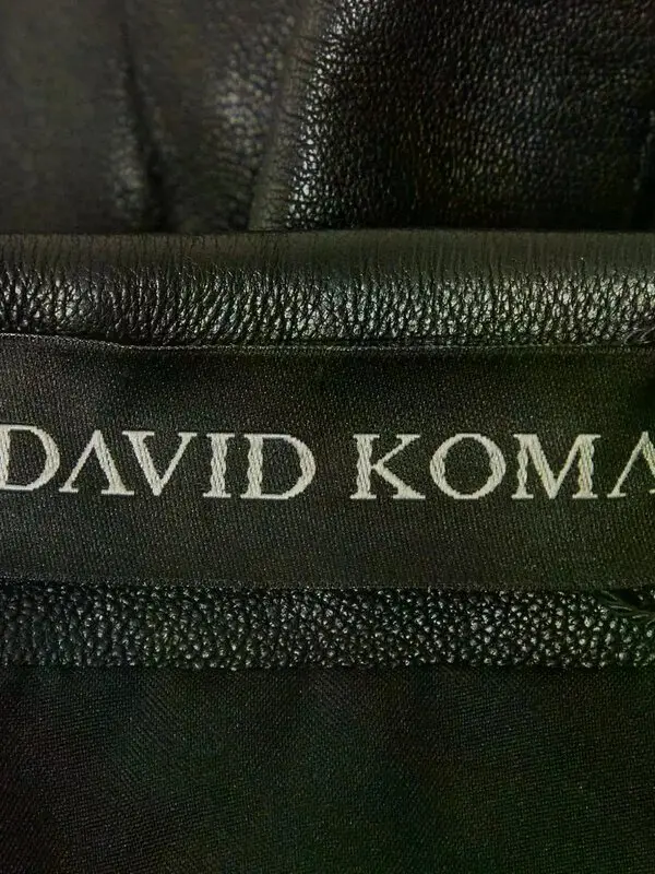 David Koma Strapless Quilted Dress